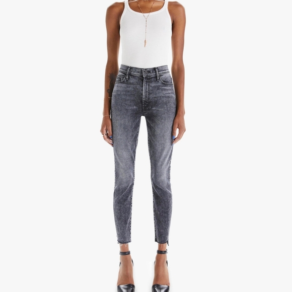 MOTHER | Jeans | Mother The Stunner Zip Ankle Step Fray Train Stops ...